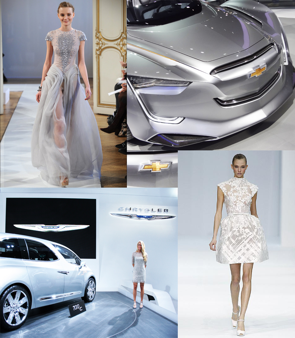 The cat on the roof: North American International Auto Show fashion car ...