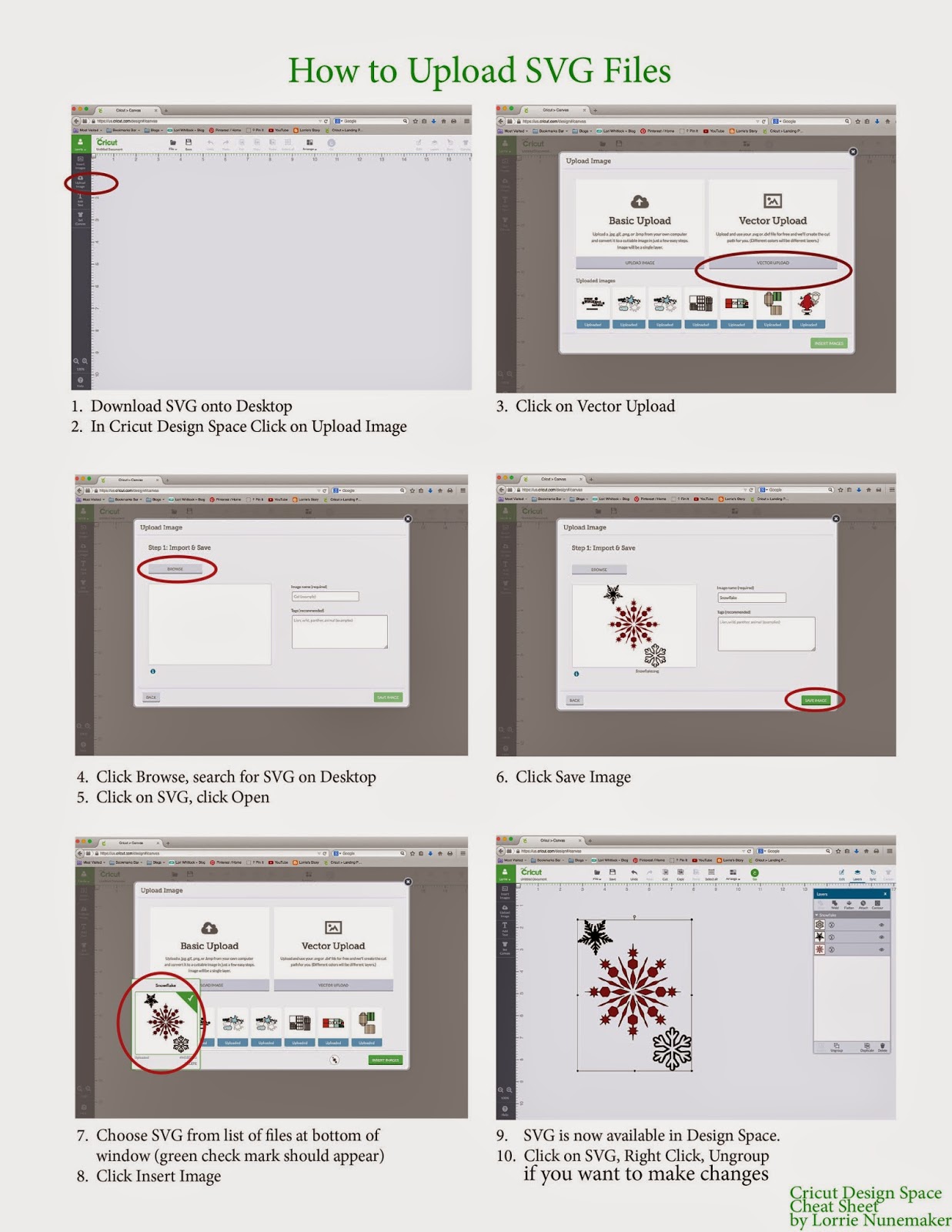 Lorrie's Story: Cricut Design Space Cheat Sheets for quick reference to ...