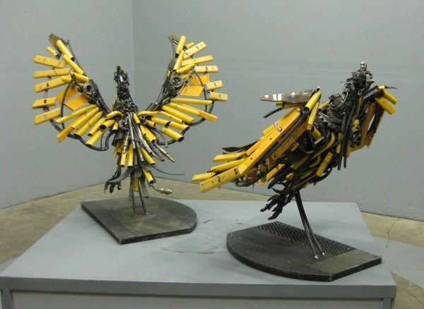 Curiosidades del Mundo: Fotos de increíbles Esculturas Metálicas de ...