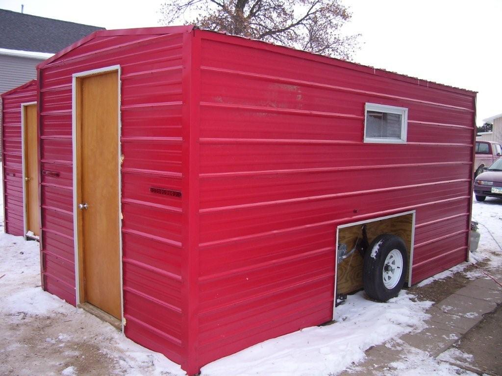 Relaxshacks.com: Modern Ice Fishing Shacks For Rent (Tiny House ...