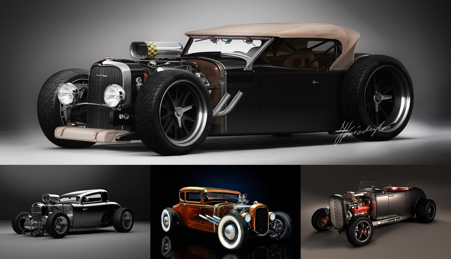 MUSCLE CAR COLLECTION : Rat Rod Car Modification Collection