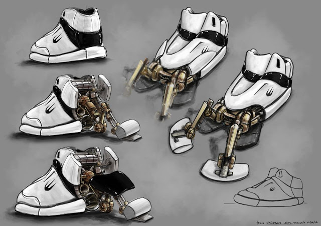ver helis stuff: Shoe Design Concept Art for Synergy88 Animation Studio