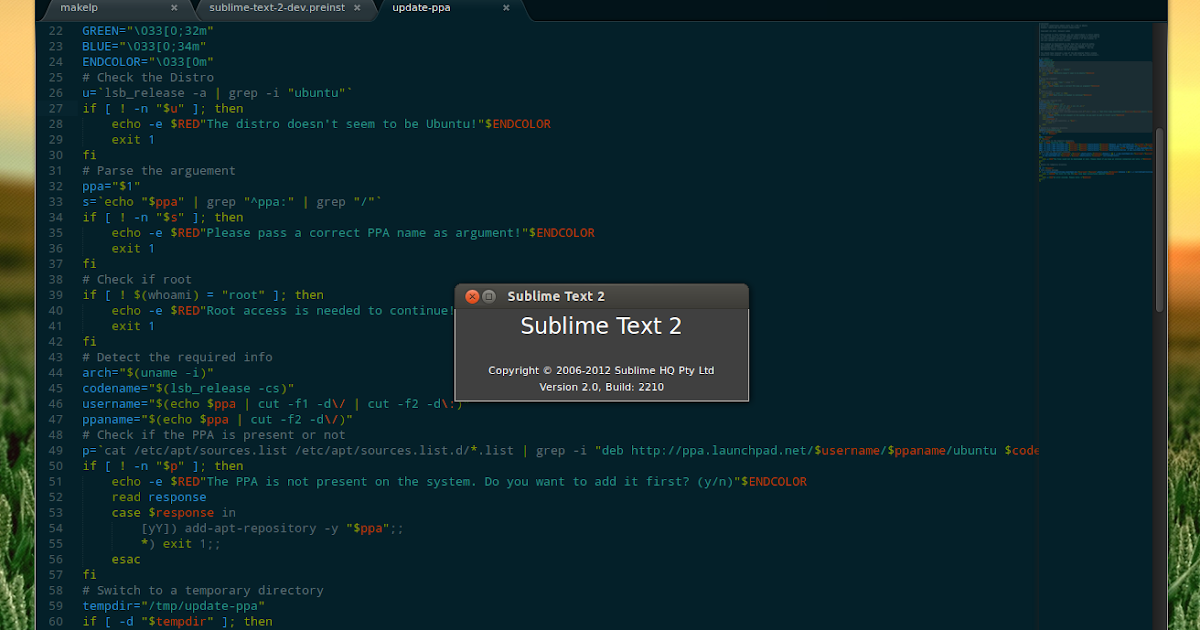 Sublime Text 2.0 Stable Released - PPA Update ~ Web Upd8: Ubuntu ...