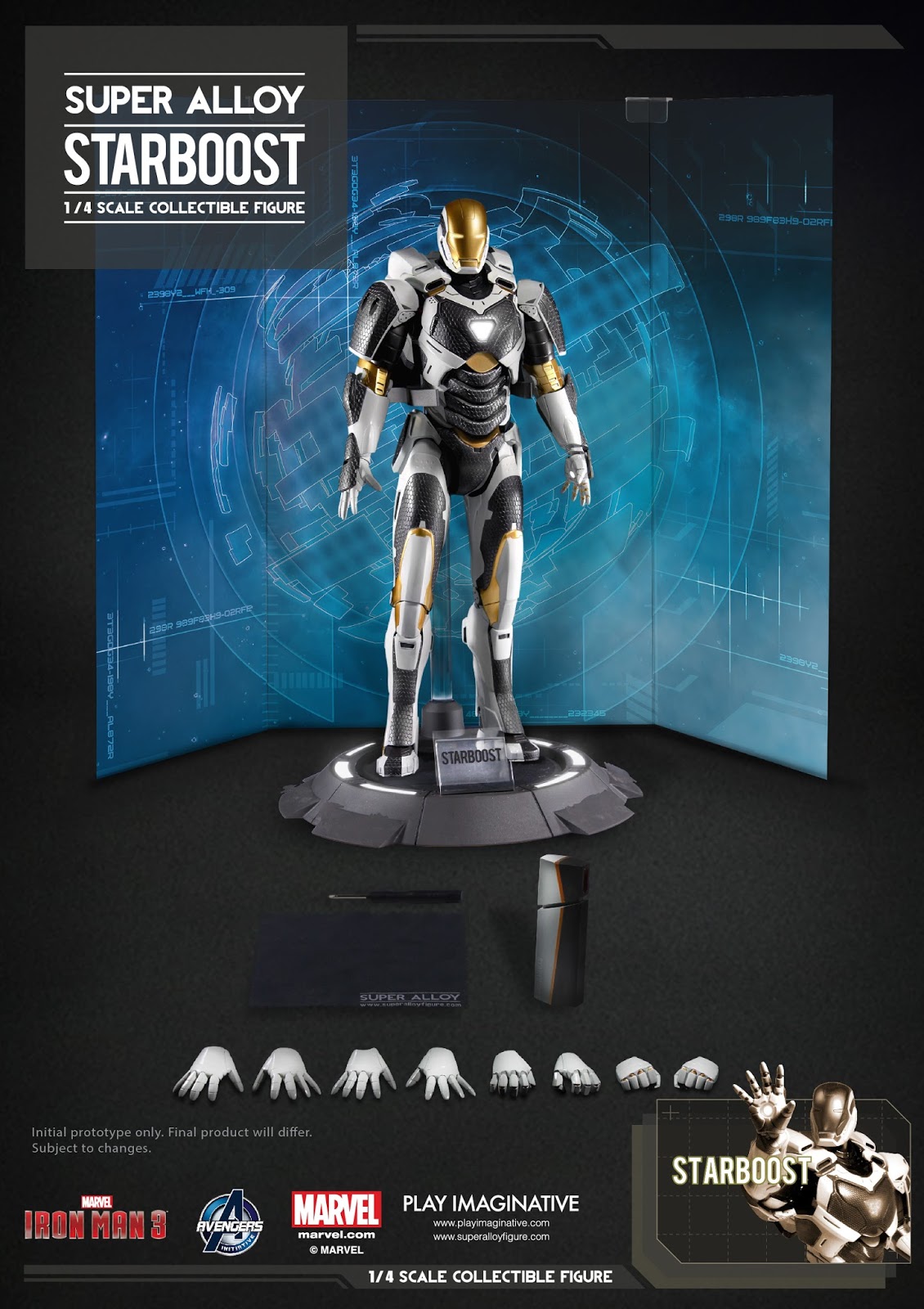 Time Machine Website: Pre-Order Super Alloy 1/4th Scale (18 inches ...