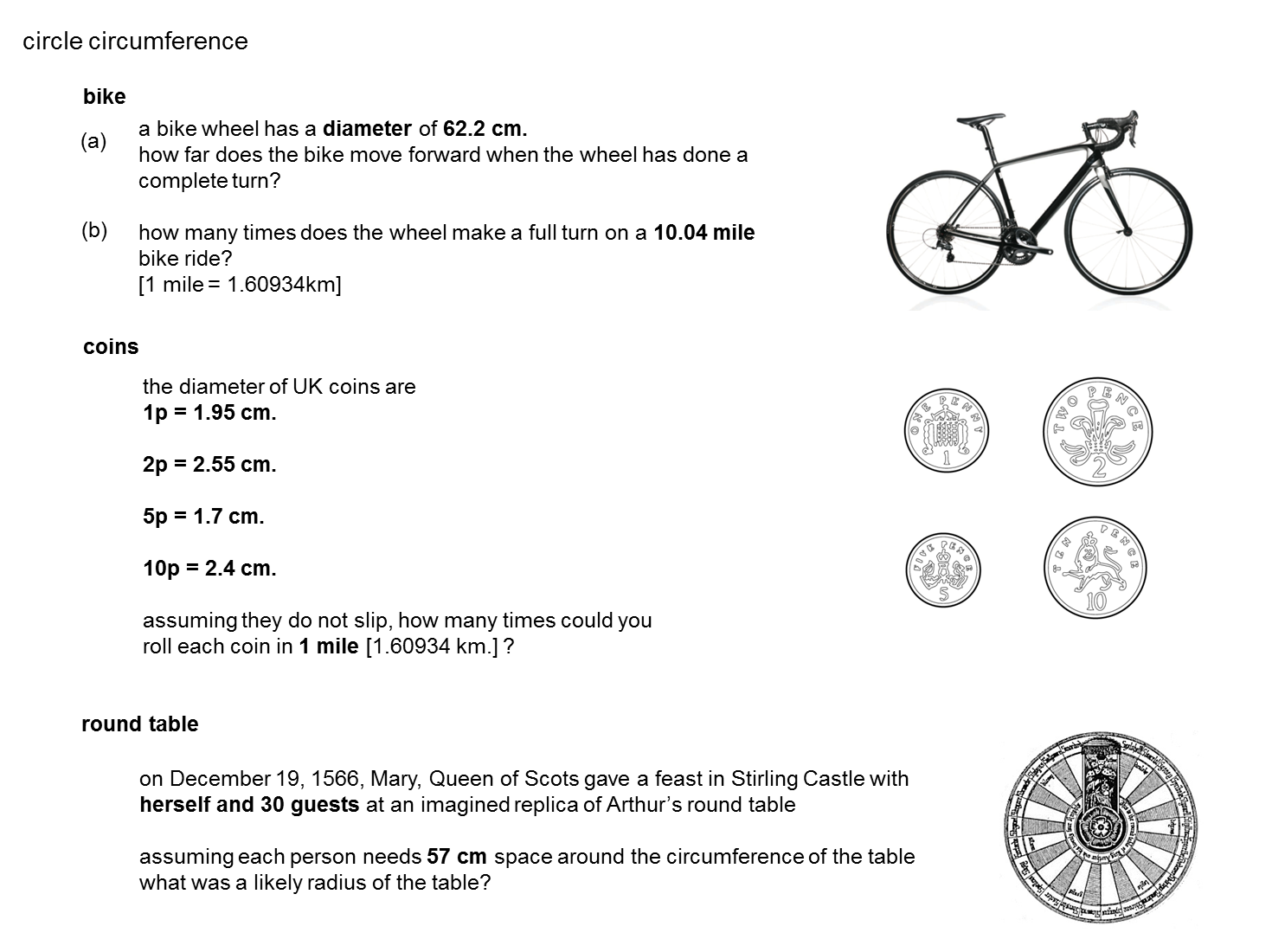 MEDIAN Don Steward mathematics teaching: circle: introducing circumference