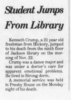 His Name Was Kenneth Crump, a UNCG LGBT+ Special Post - Spartan Stories