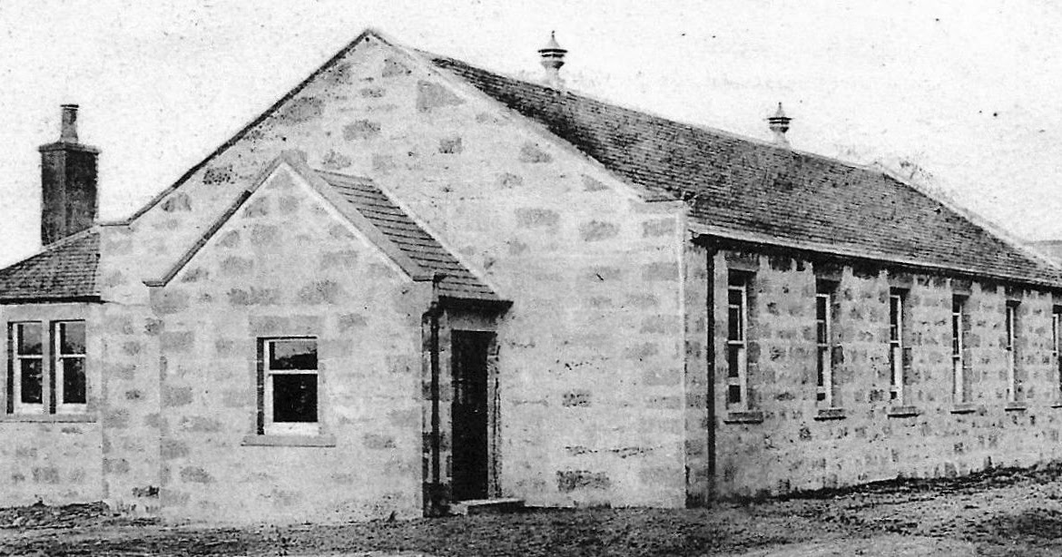 Tour Scotland: Old Photograph Village Hall Cray Scotland