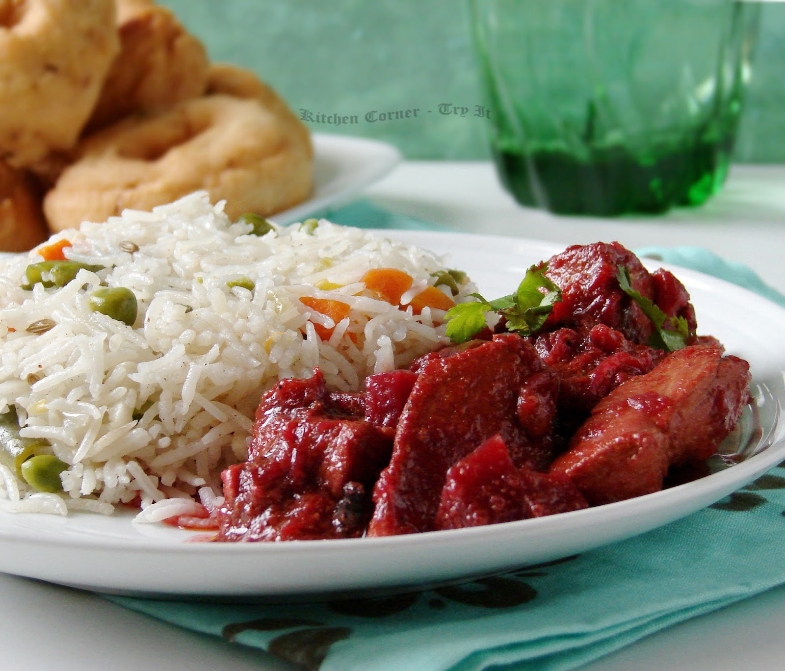Murgh Chukandar/Beetroot Chicken