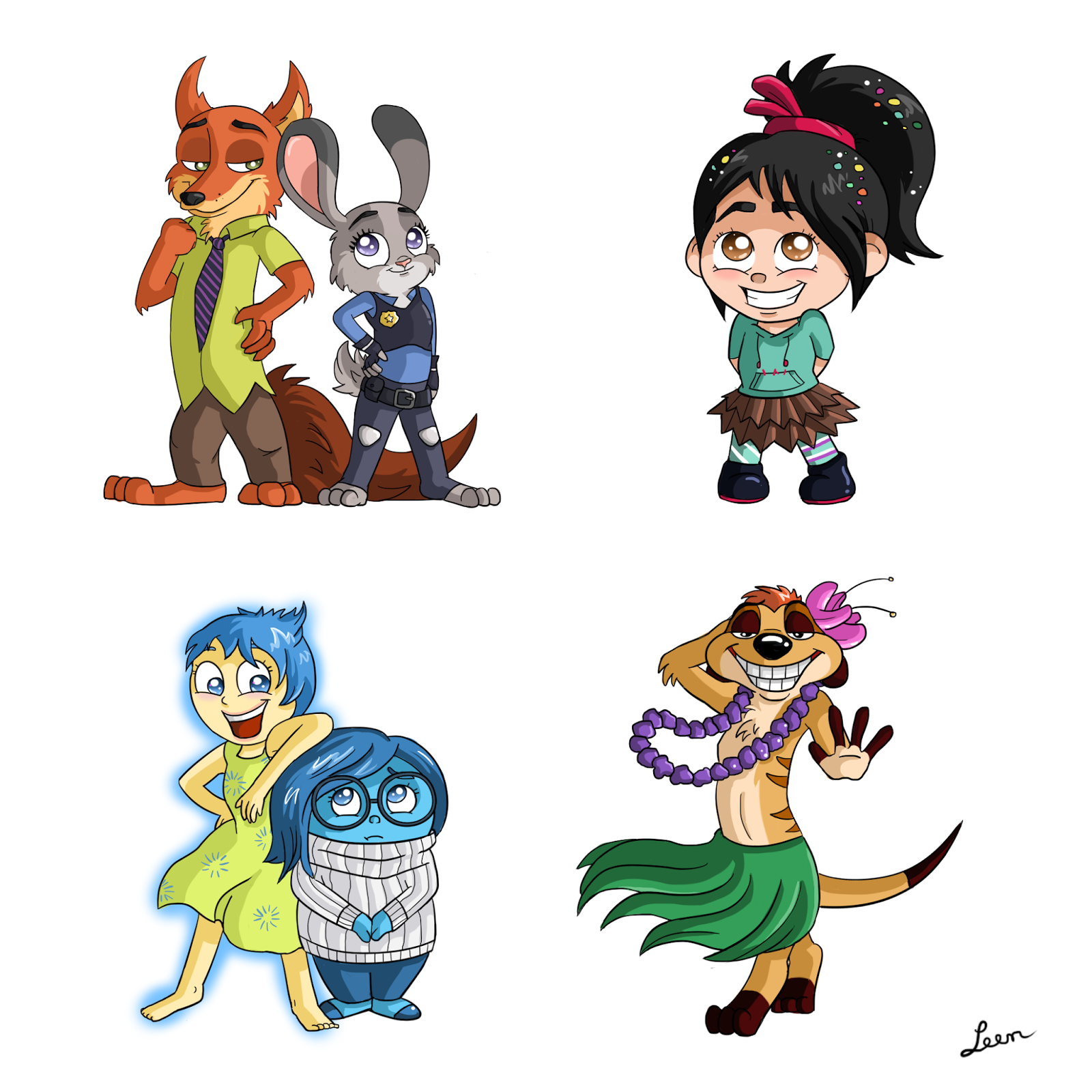 Fabled Fox Disney Doodles Part Two
