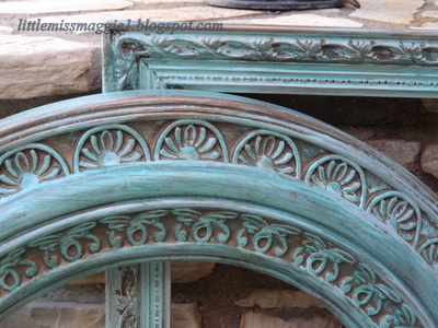 LittleMissMaggie: Verdigris Finish and Beachy Blue