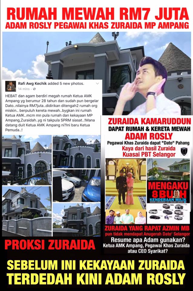 CAPTAIN M: DATO' ADAM ROSLY BUDAK ZURAIDA MP AMPANG KAYA RAYA MILIKI ...