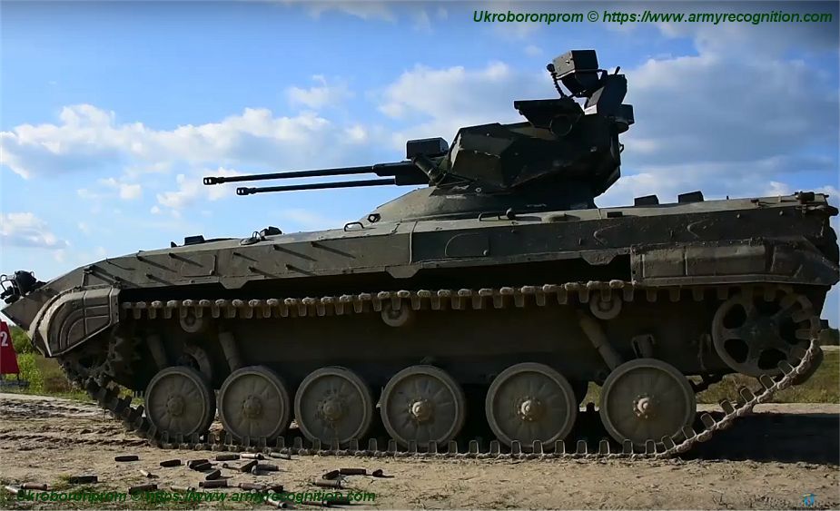 Firing tests for Ukrainian BMPT using Duplet turret and BMP-1 IFV ...