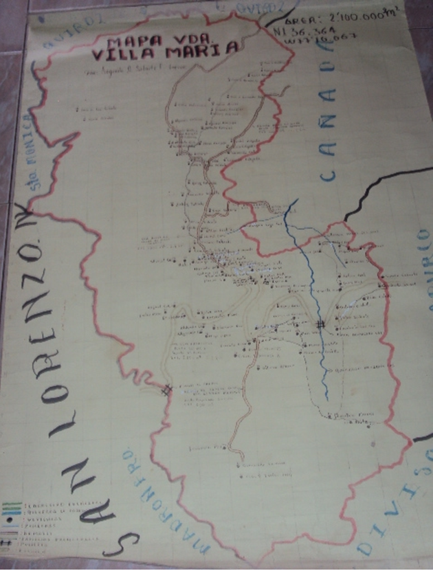 CENTRO EDUCATIVO VILLA MARÍA LA UNIÓN NARIÑO: MAPA DE LA VEREDA DE ...