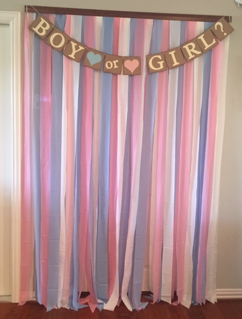 Craft Paper Scissors: Gender Reveal Photo Booth