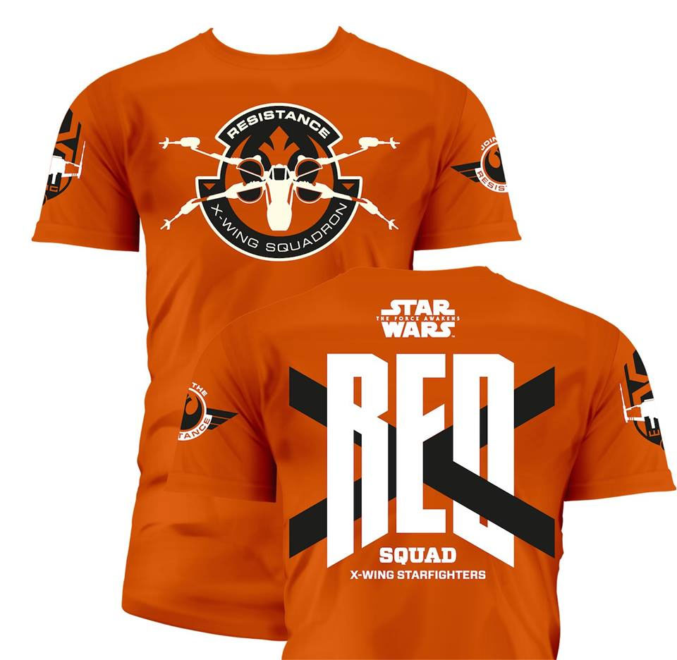 Acero y Magia: Camiseta RED Squad Star Wars