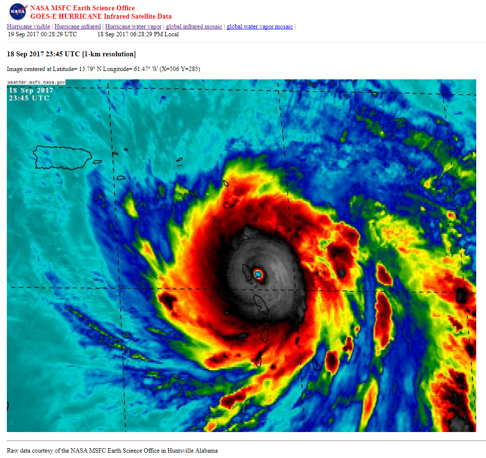 Hurricane Maria Rapidly Intensifies Into A Cat 5 Storm!