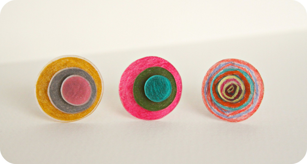 WhiMSy love: Shrinky Dinky Circles Rings