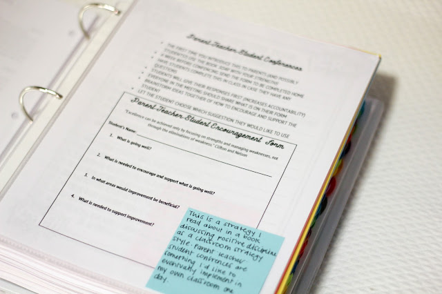 Prep In Your Step: How I Organized My Student Teaching Lesson Plan Binder