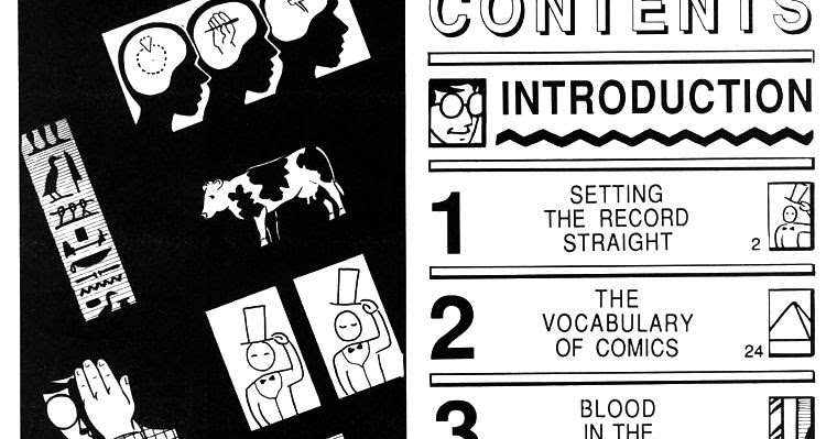 Understanding Comics: Content Table