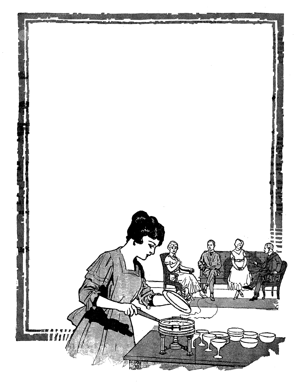 Digital Stamp Design: Free Frame Digital Stamp: Dinner Entertaining ...