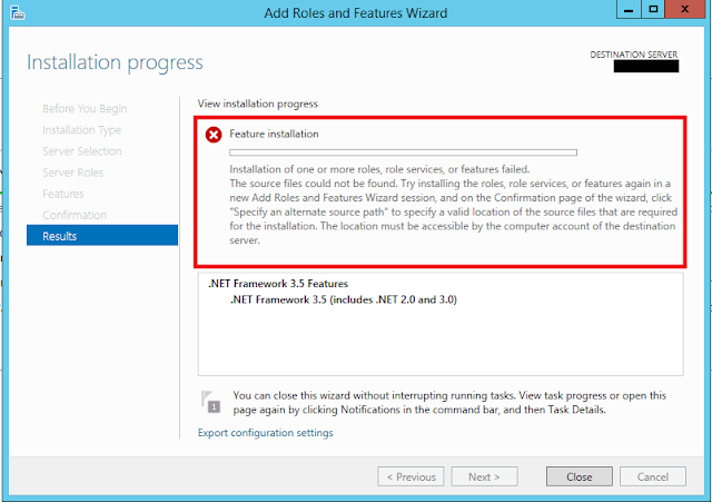 Microsoft Dynamics NAV/Business Central: Error installing .NET 3.5 on ... Microsoft Dynamics NAV/Business Central: Error installing .NET 3.5 on ...
