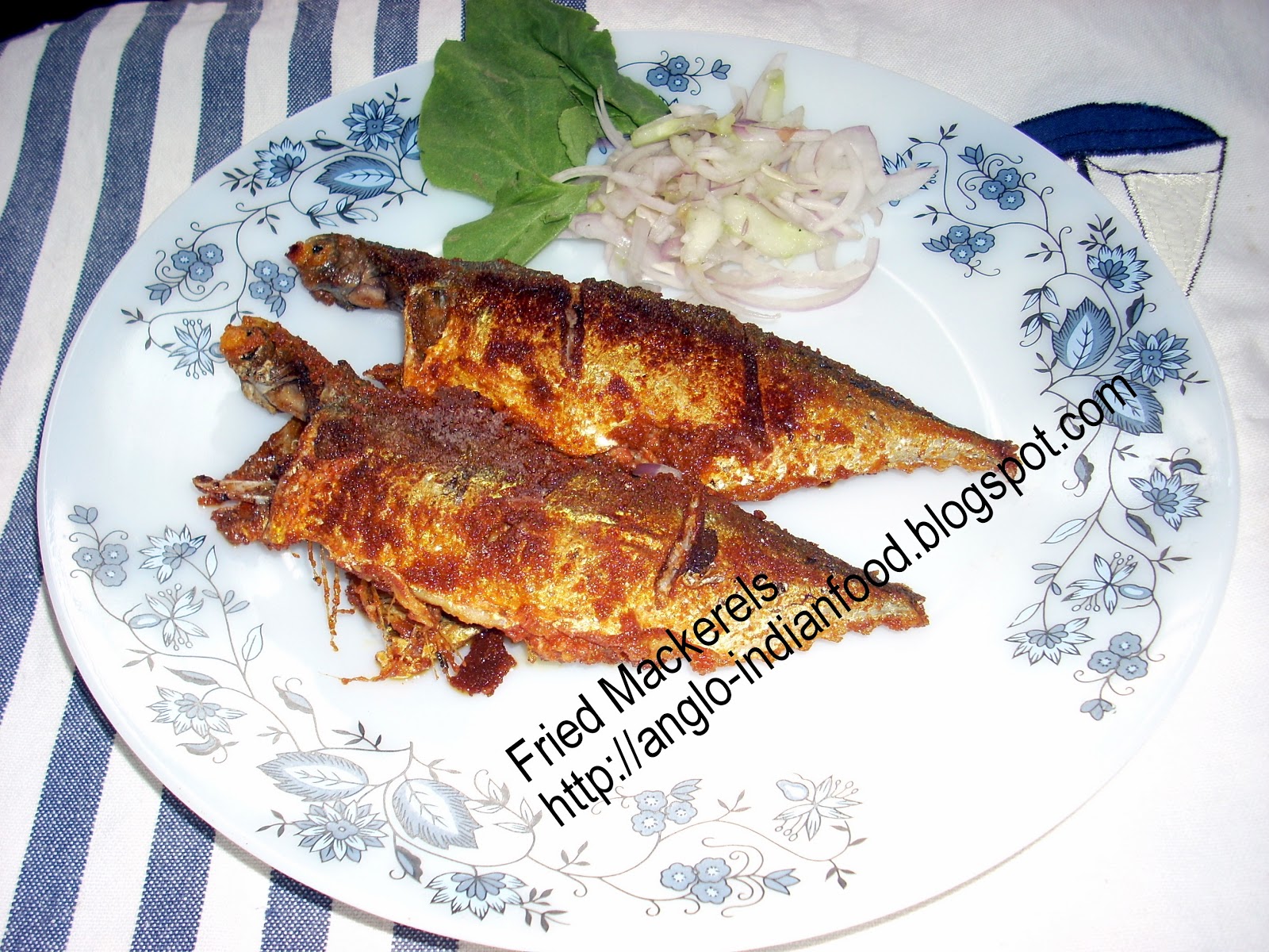 ANGLO-INDIAN CUISINE : FRIED MACKERELS