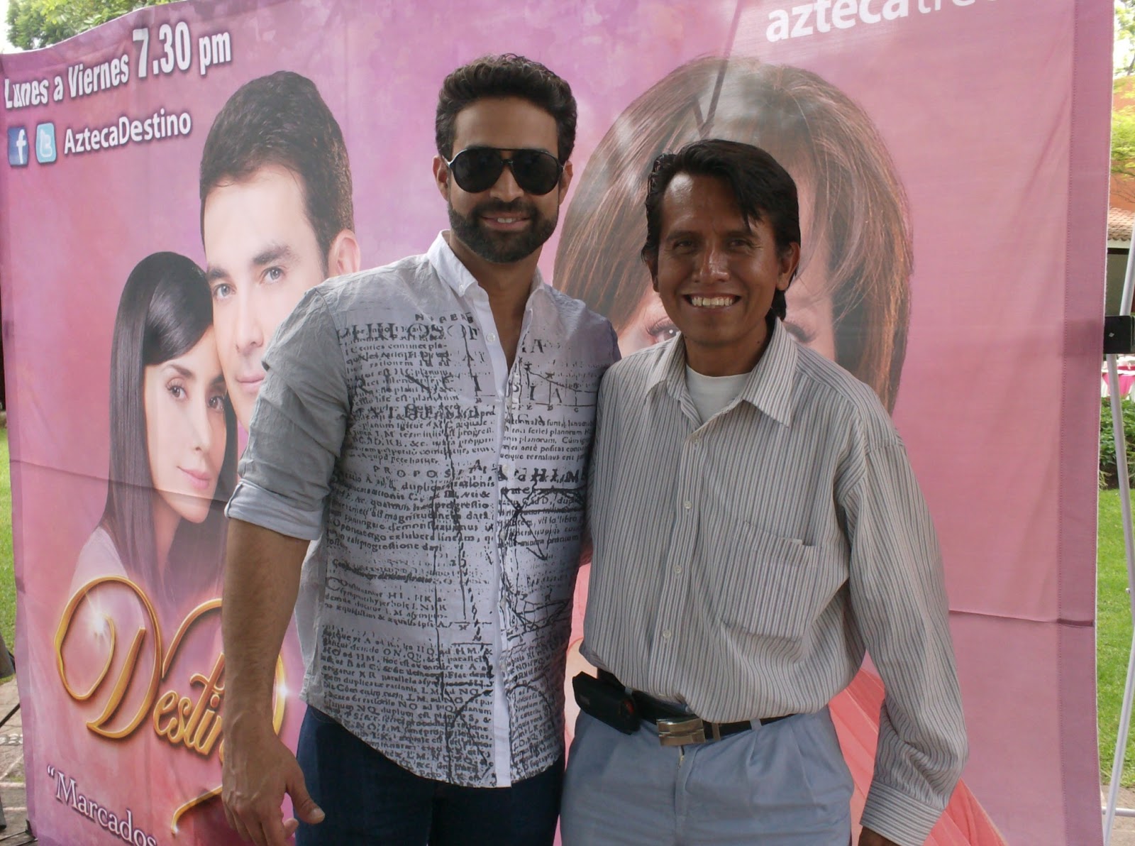 Antonio Morquecho: ANTONIO MORQUECHO CON ACTORES DE LA TELENOVELA ...