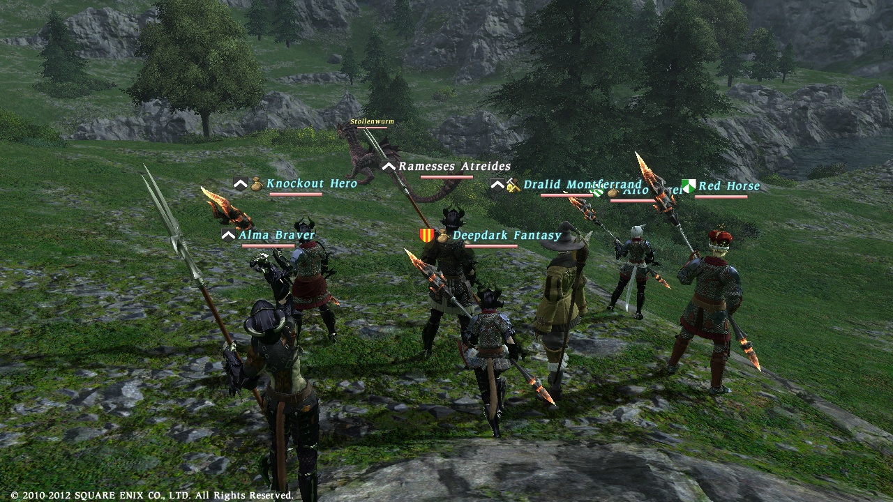 The Ishgardian: Dragoon Armour.... and the Chocobo Barding