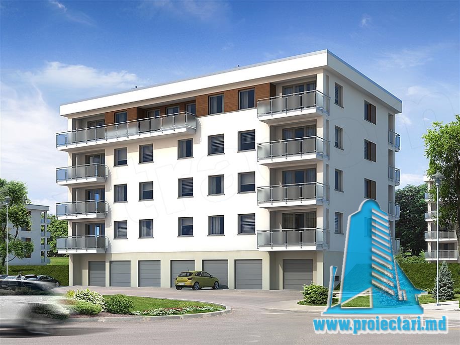 Proiecte de case: Proiect bloc de locuit cu regimul de inaltime D+P+3E ...