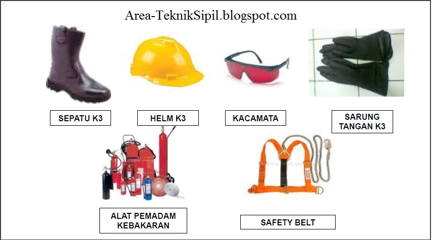 Alat-alat Safety K3 Umum pada Proyek Konstruksi ~ Area TEKNIK SIPIL