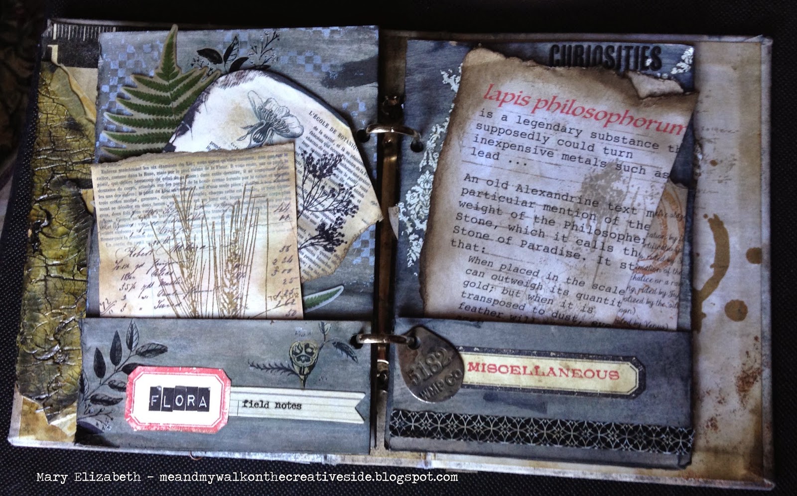 M.E. and My Walk on the Creative Side: Mad Alchemist Notebook