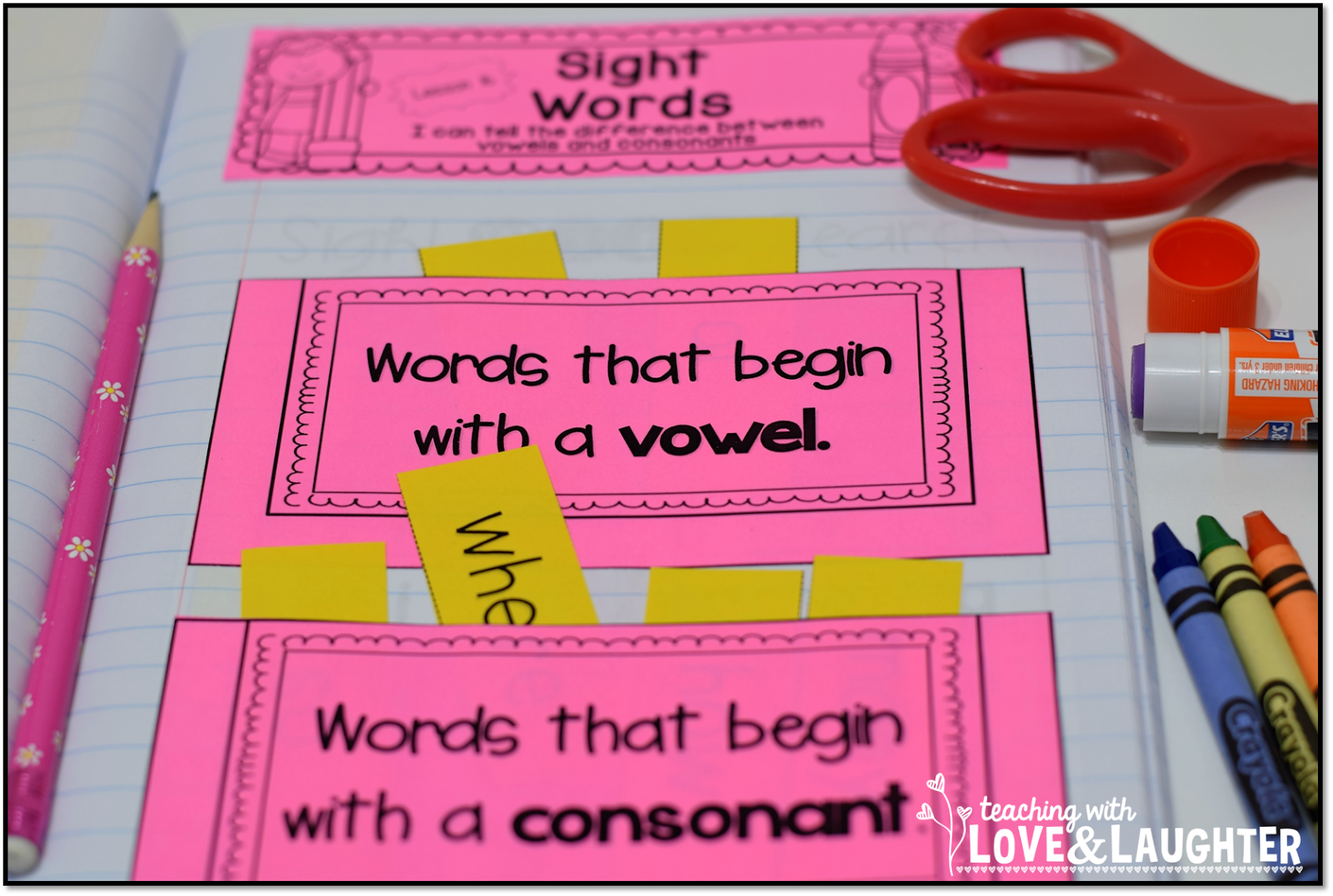 Teaching With Love and Laughter: Kindergarten Sight Words Interactive ...
