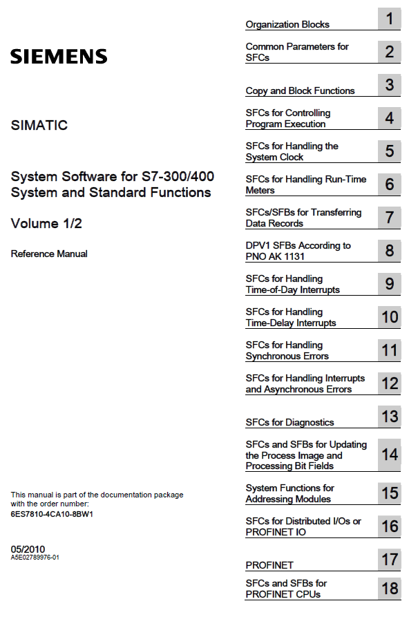 Siemens S7 Programming: STEP 7 - System and Standard Functions for S7 ...