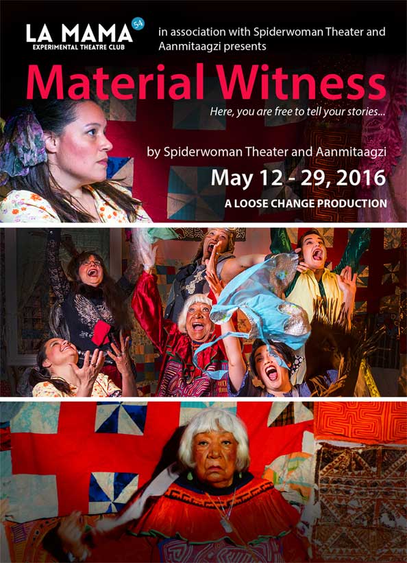 La MaMa Blogs: First Look at MATERIAL WITNESS by Spiderwoman Theater