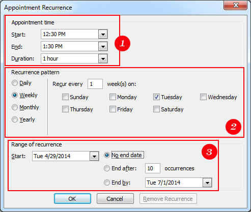 How to Create Appointments in MS Outlook