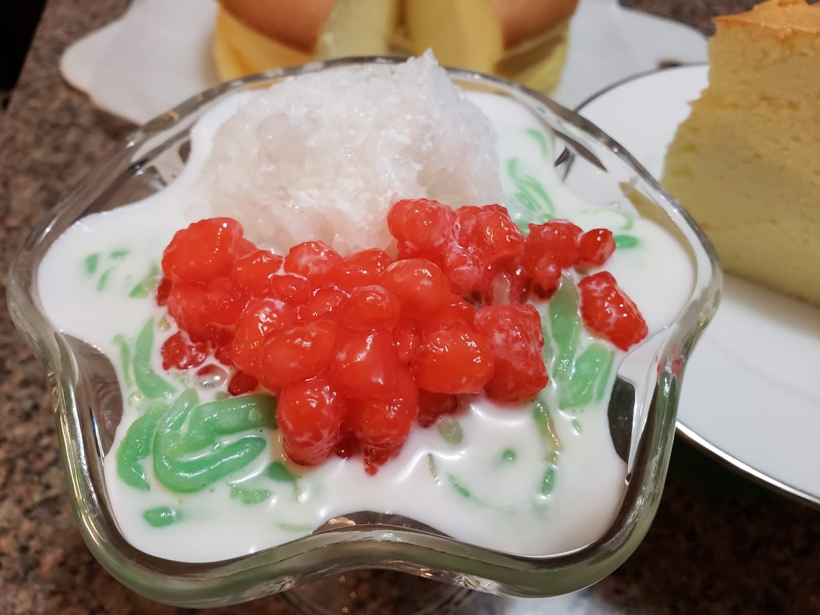 Kristy's Corner: Che Banh Lot (Cendol) with Ruby Chestnuts and JCC