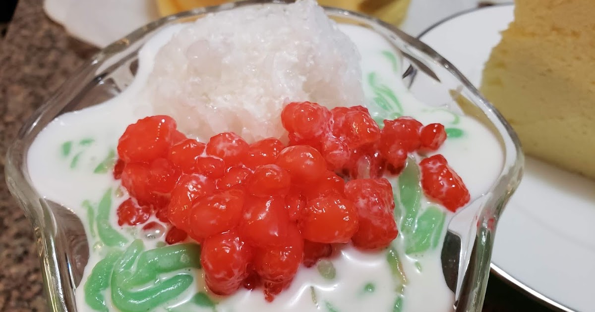 Kristy's Corner: Che Banh Lot (Cendol) with Ruby Chestnuts and JCC