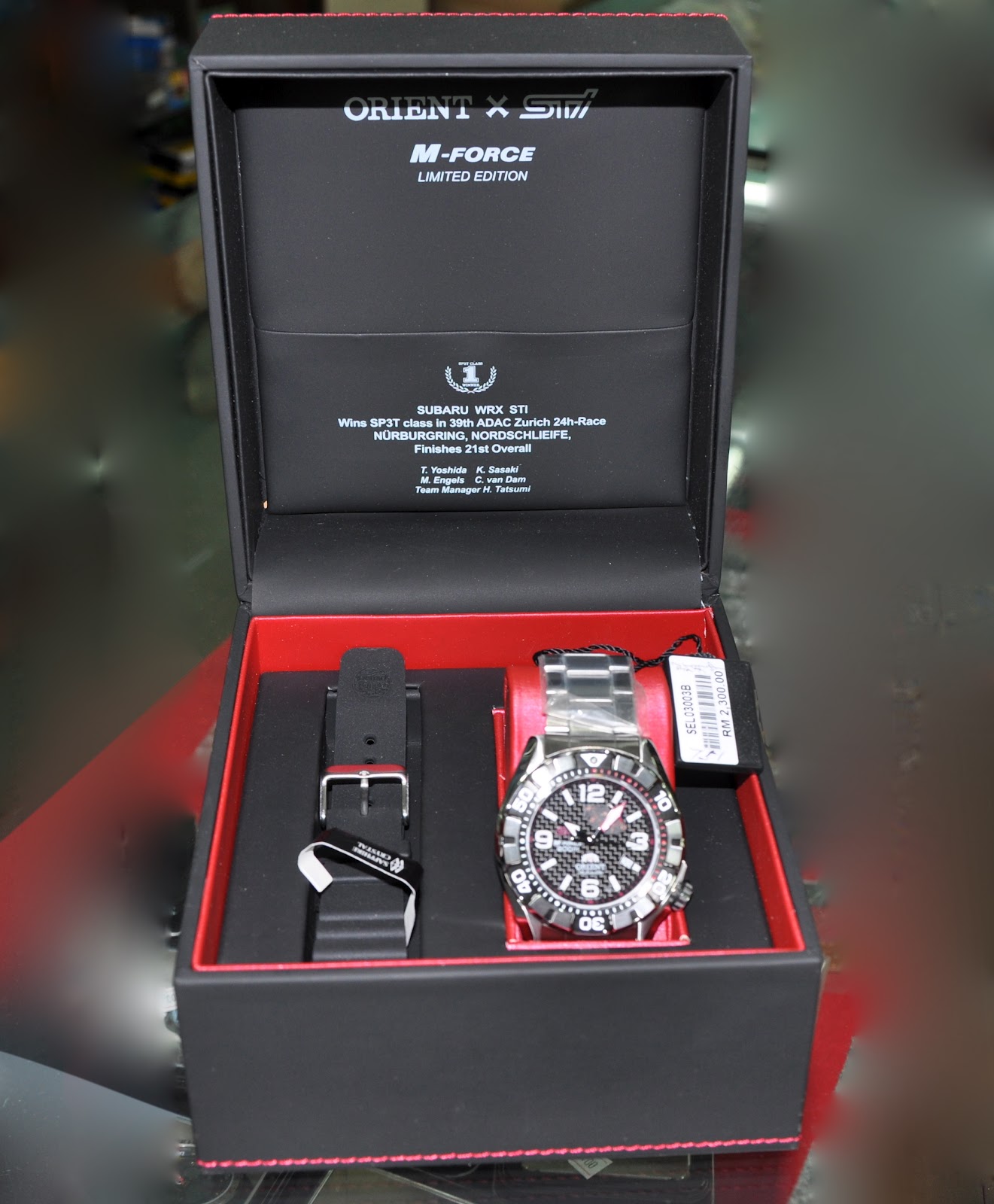 LT Watch Gallery: 328. NEW AUTHENTIC LIMITED EDITION ORIENT X STI M ...