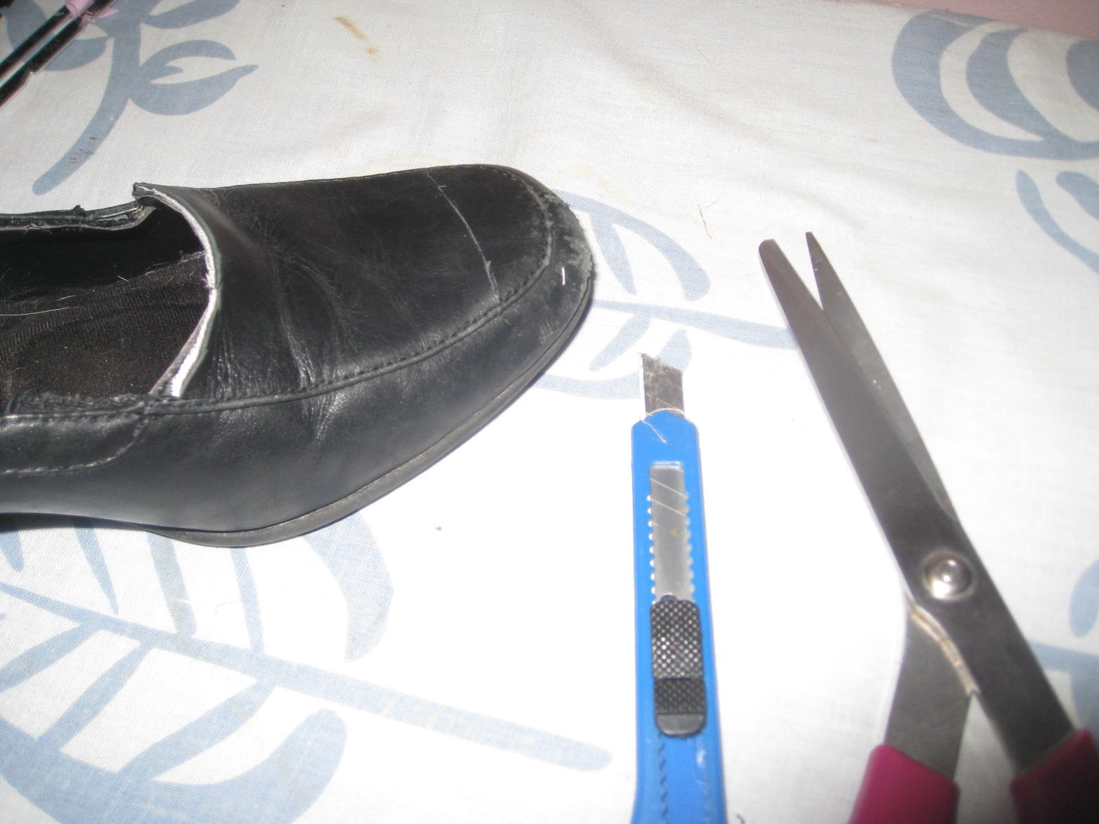 Nothing New: Closed-Toe to Open-Toe Shoe Refashion