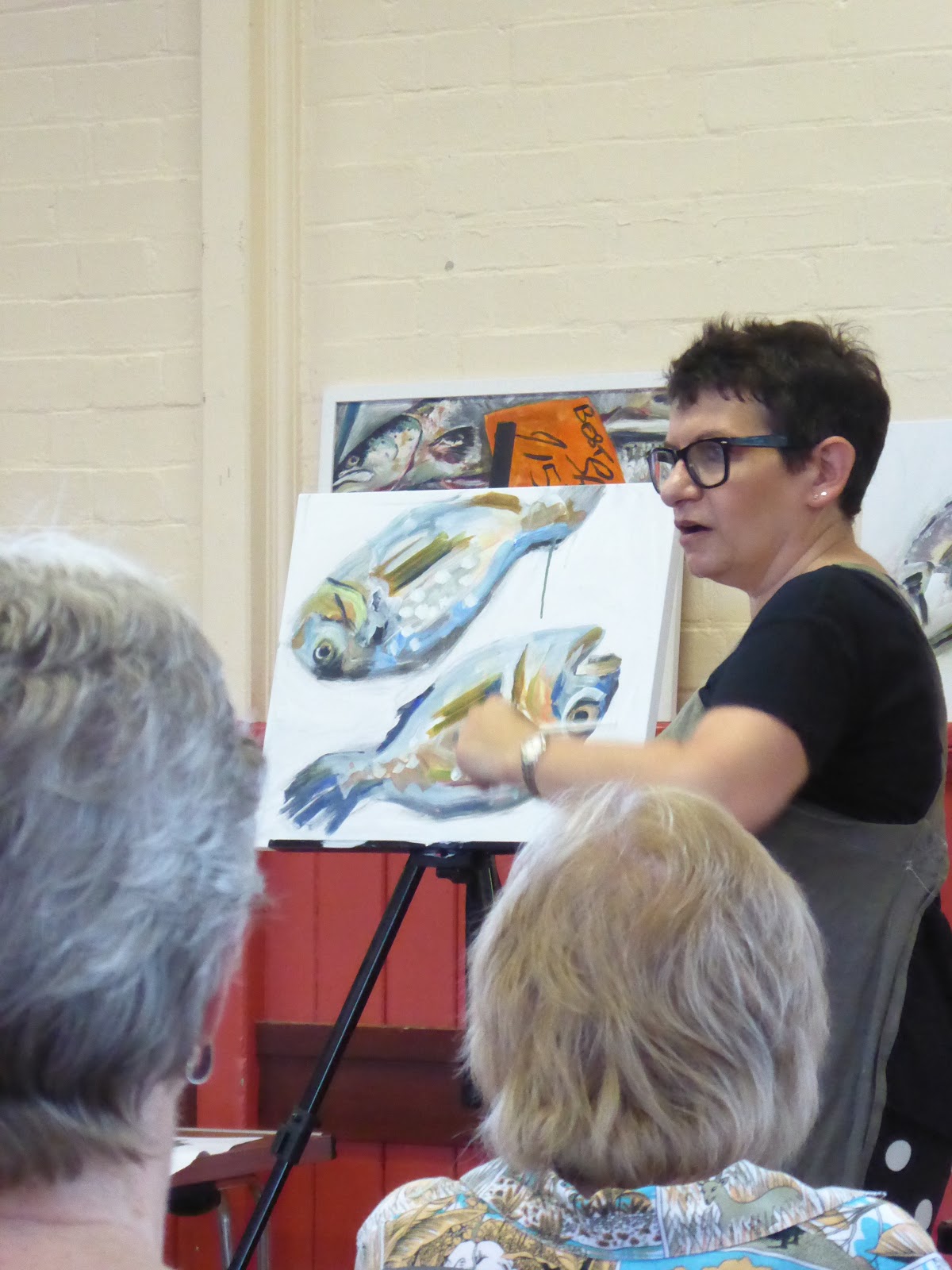 Art in Writtle: Michelle Parsons Demonstration at Writtle Art Group