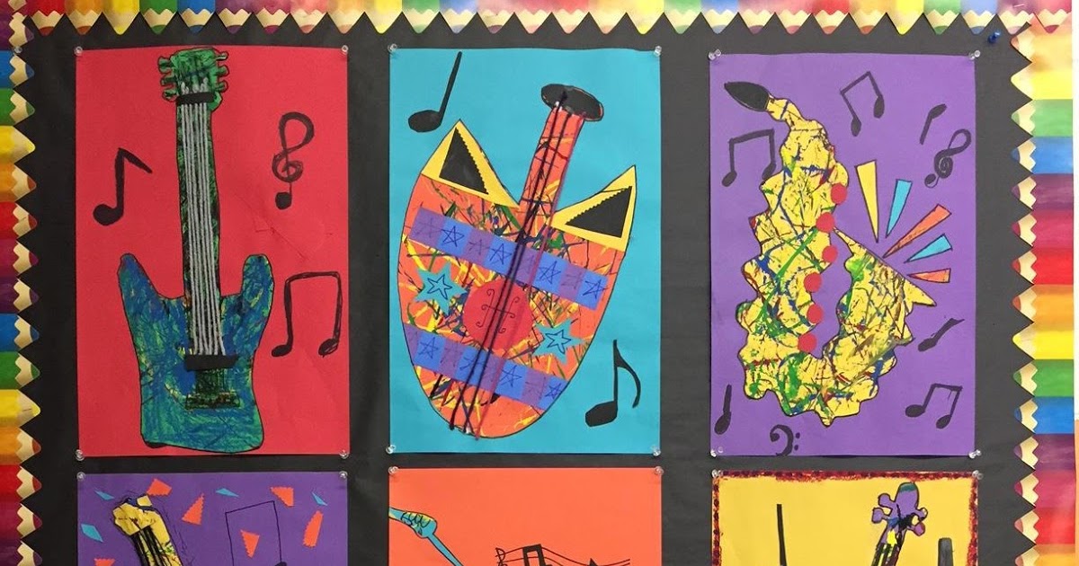 Ms. Curry's Art Room : Third Grade Jackson Pollock Instruments