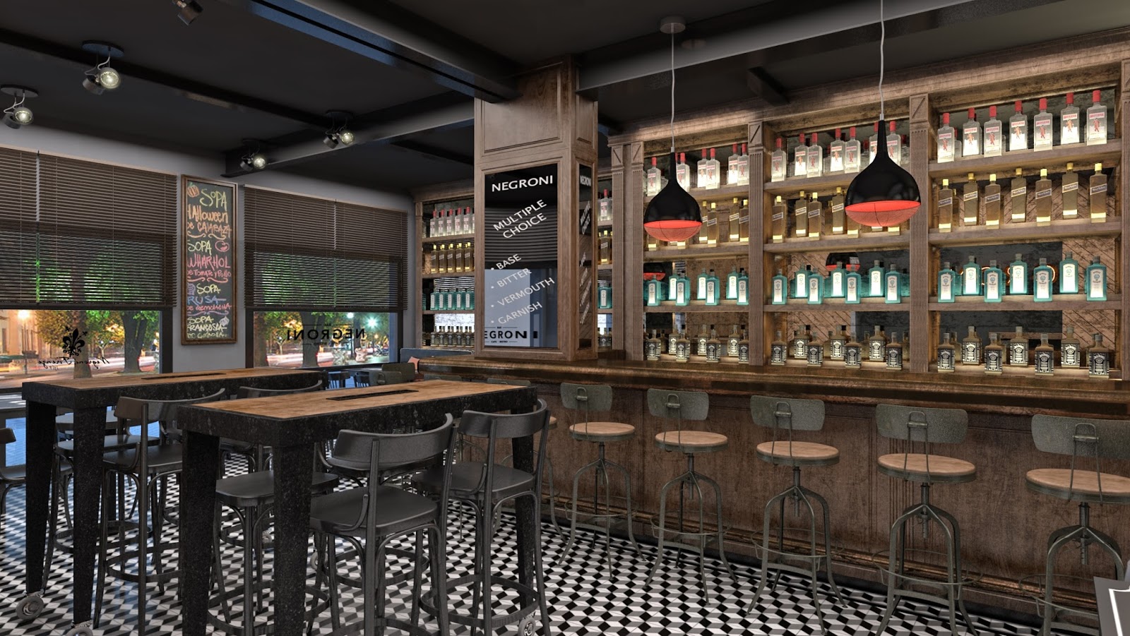 Bar en Rosario " Negroni