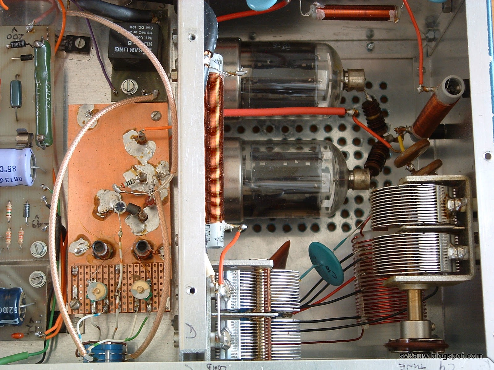 sv3auw: 2 x 6146B HF linear amplifier