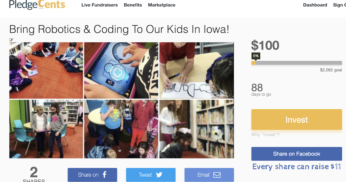 The Library Voice: Please Help Us Bring Robotics & Coding To Our Kids ...