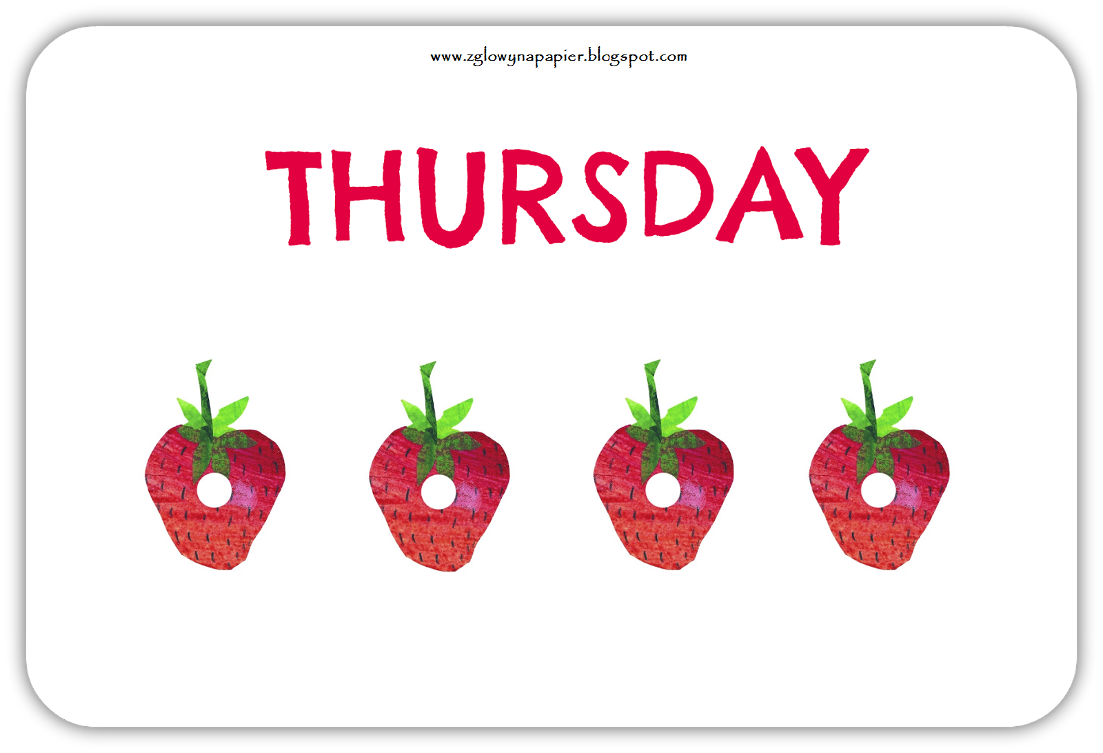 The Very Hungry Caterpillar Days Of The Week Hungry Caterpillar ...