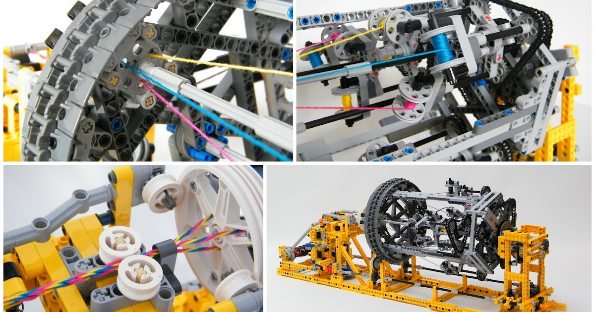 Ropes and Poles: Lego machines to make rope