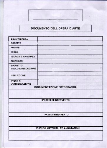 "Arte per Te": La scheda Tecnica...un'alleata indispensabile!