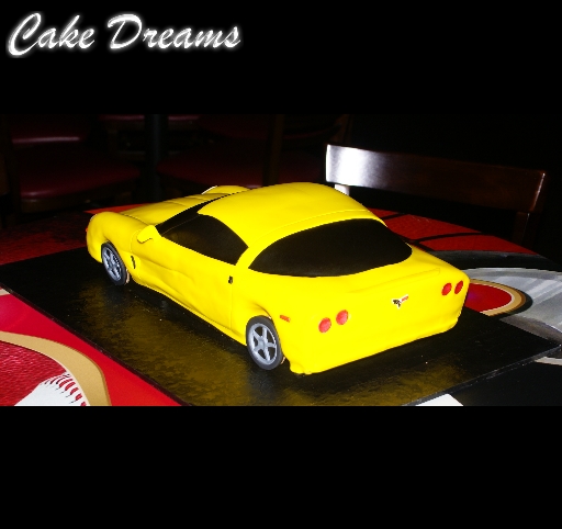 CAKE DREAMS: Corvett birthday cake