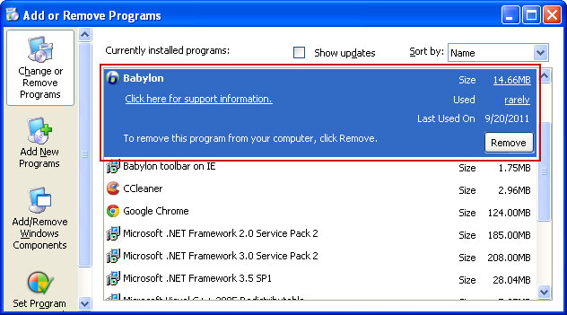 Remove Babylon Toolbar And Get Rid Of Babylon Search Engine | Babylon ...