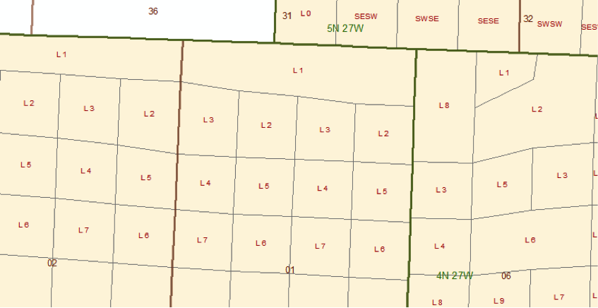 National Parcels: PLSS CadNSDI – PLSS Second Division (Aliquot Parts ...